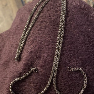 Braided Wheat Style Chains for Pendants in Multiple Sizes High Quality ...