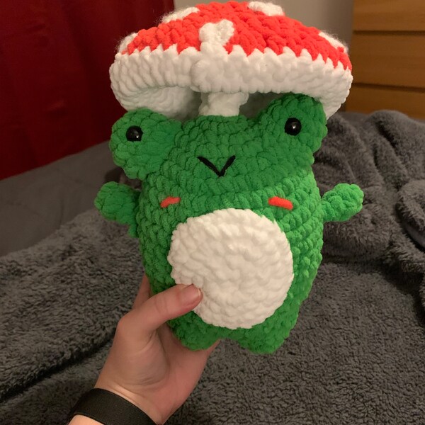 Frog Plush Amigurumi PATTERN Plushie Keychain Crochet Pillow - Cute ...