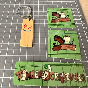 Johnny 2x4 and Plank handmade Wood Carving Inspired by Ed, Edd & Eddy ...