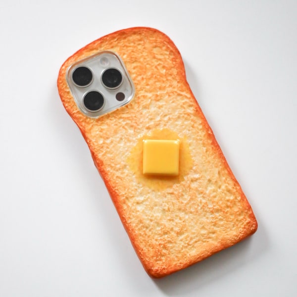 Cute Bacon Egg Toast iPhone Case Decoden Polymer Clay Handmade Custom ...