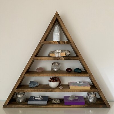 XXL Triangle Display, Wall Altar, Display Shelf, Altar, Large Triangle ...