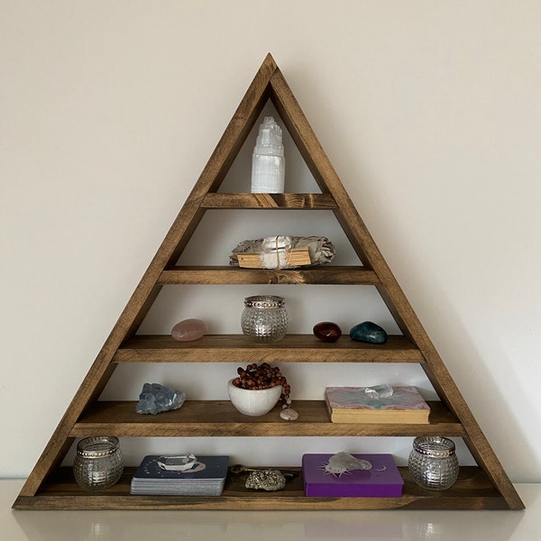 XXL Triangle Display, Wall Altar, Display Shelf, Altar, Large Triangle ...