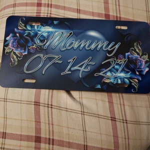 American Flag Custom License Plate Custom Car Tag | Etsy