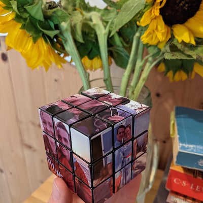Custom Photo Puzzle Cube Expedited Shipping - Etsy