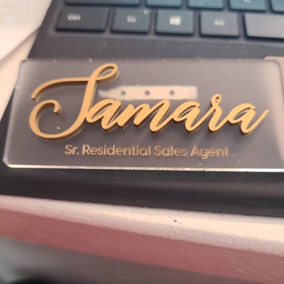 FROST Badge With PIN-ON in Raised Lettering - Etsy