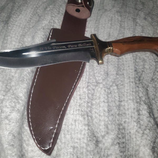 HUNTING KNIFE, BUSHCRAFT Knife,handmade Knife, Stainless Steel With ...