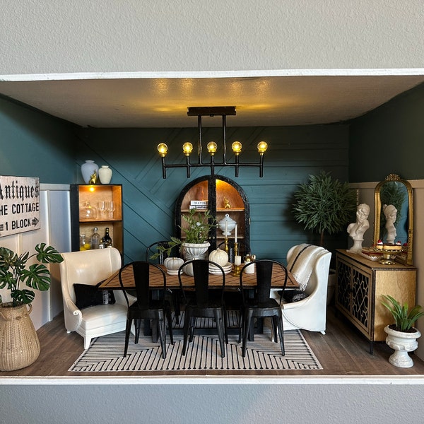 1:12 Curled Arm Chair Dollhouse Miniature 3D STL PRINT File Instant ...