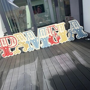 Giant Wooden Circus Letters MDF Letters - Etsy