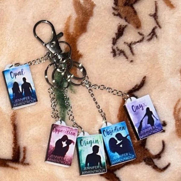 Custom Mini Book Keychain: Personalized Book Cover, Literary Gift - Etsy