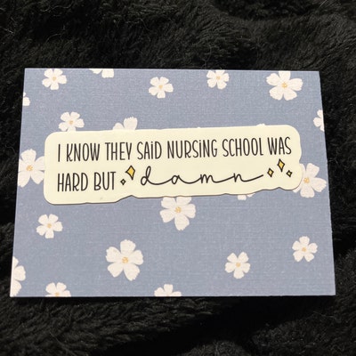 Future Nurse Colorful and Cute Nursing Student Sticker - Etsy