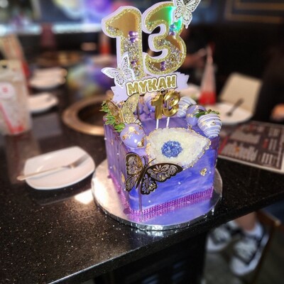 King/prince Crown Cake Topper Shaker W/ Lights FREE GIFT - Etsy