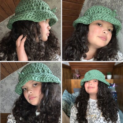 Super Simple Crochet Bucket Hat Pattern, Beginner Friendly Easy Crochet ...