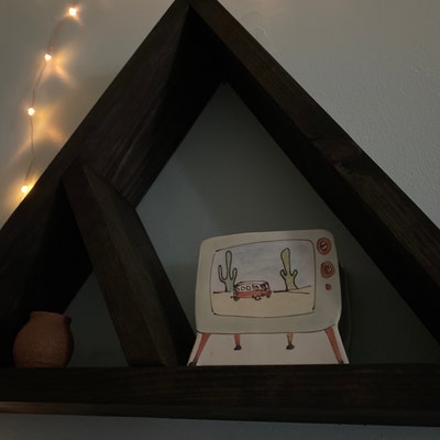 Small Planter TV Vintage. Green Television Ceramic Planter, With Image ...