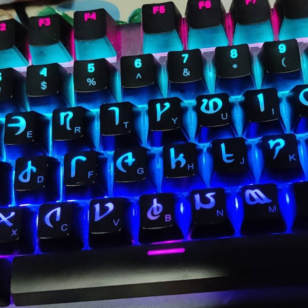 FFXIV Keycap Set, Artisan Keycaps, Custom Keys for Cherry MX Keyboard ...