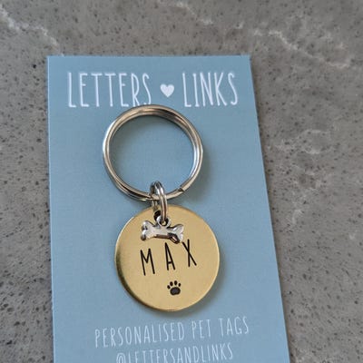 Unique Paisley Pattern Pet ID Tag Custom Deep Engraved Dog Tag, Dog ...