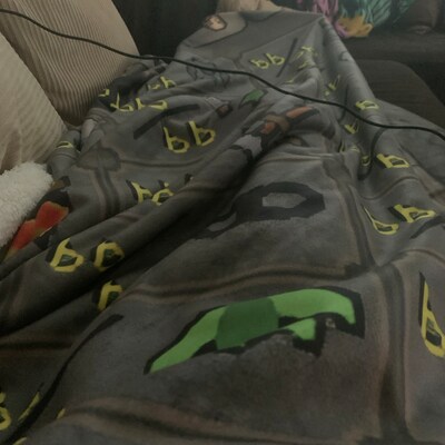 Custom Osrs Plush Blanket Runescape World Map Soft Cozy - Etsy