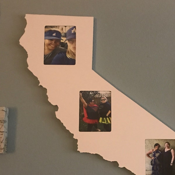 State Shaped 4x6 Picture Frame - Etsy