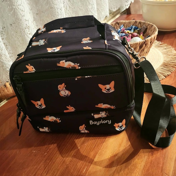 Extended Corgi Gym Bag, Duffel Bag, Canvas Travel Bag for Gym Sports ...