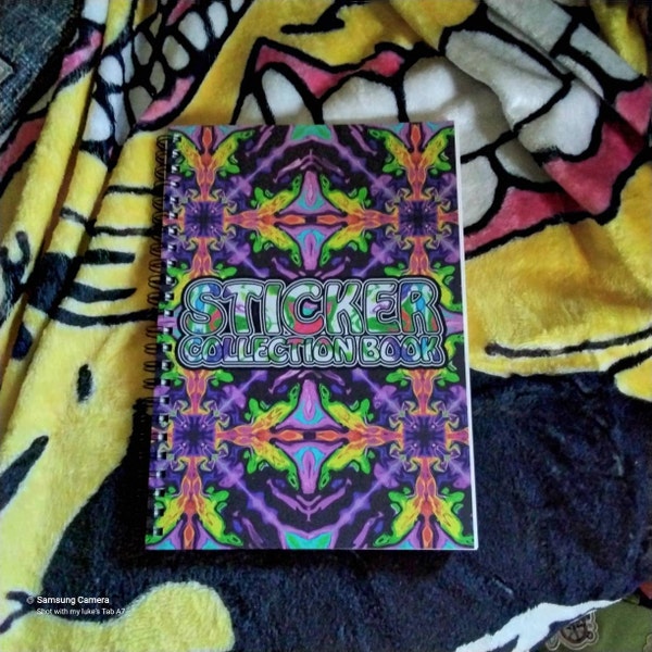 Sticker Collection Book. Reuseable Sticker Book 50 Pages of Sticker ...