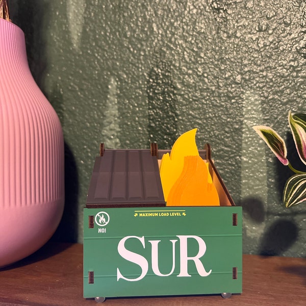 Sur Back Alley Dumpster Fire Desk Accessory - Vanderpump Rules Pencil ...