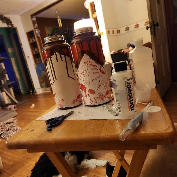 Blood Splatter Patterned Vinyl - Etsy