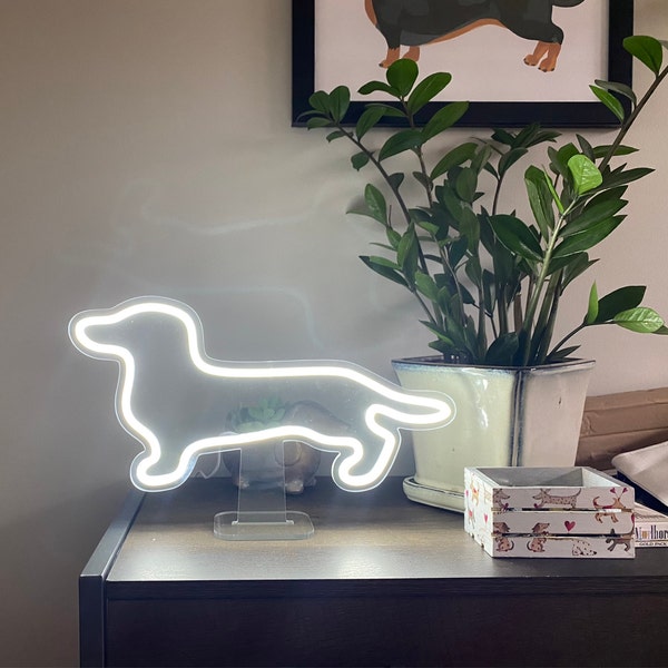 Dog LED Light, Dog Neon Sign, USB Mini Lamp , Neon Bar Sign , Custom ...