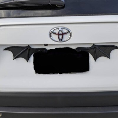 License Plate Bat Wings universal Fit - Etsy