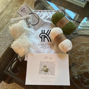 Fluffy Sweater KNITTING KIT Sweet November Everything You Need to Make ...