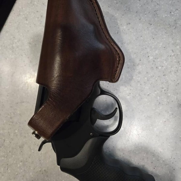 Smith & Wesson 642 Cross Draw Holster, Right Hand Draw, Leather Thumb ...
