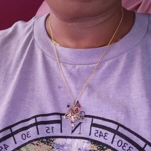 Vintage Order of the Eastern Star Flower Pin, Eastern Star Jewelry, OES ...