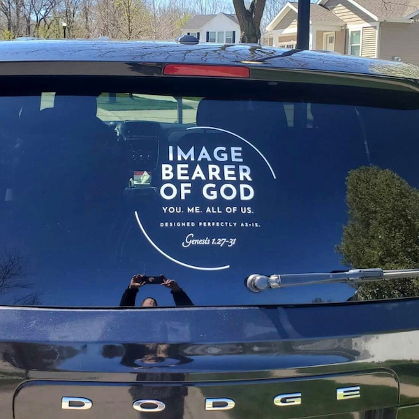 CUSTOM Bible Verse Car Decal - Custom Christian Sticker - Personalized ...