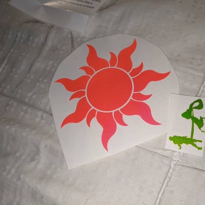 Holographic Rapunzel Sun Disney Decal Car Decal Princess - Etsy