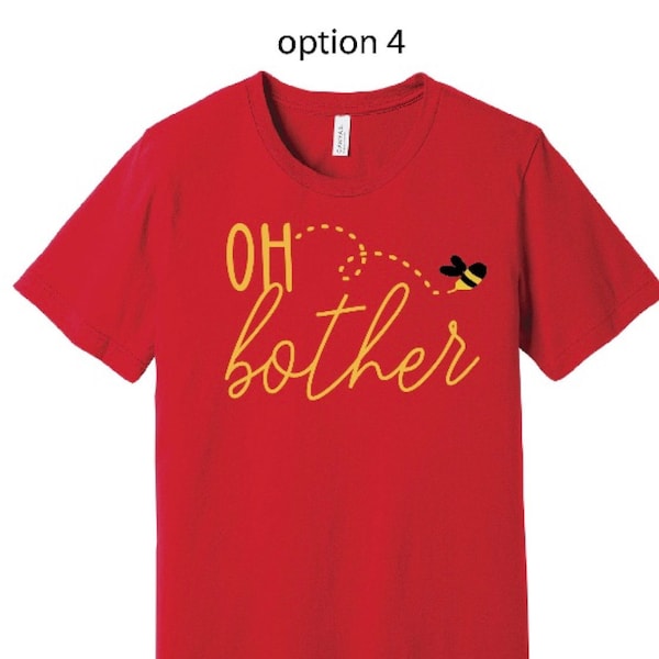 Oh Bother, Winnie the Pooh, Graphic Tee, Summer Shirt, Bee, Bumble Bee ...