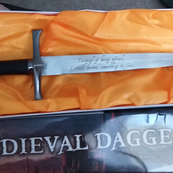Personalized Medieval Dagger With Free Engraving - Etsy