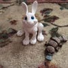 Bunny Rabbit Articulated With Fun Eyes Easter Toy Decoration (small ...