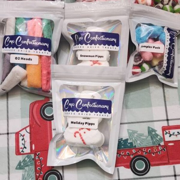 Freeze Dried Blue Raspberry Taffy Puffs Freeze Dried Salt Water Taffy ...