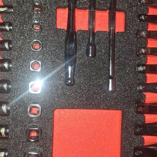 FOAM INSERT to Store Milwaukee Socket Set in a Milwaukee Packout 4 ...
