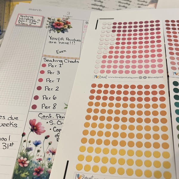 Book Tracker Printable Planner Stickers, Erin Condren Planner Stickers ...