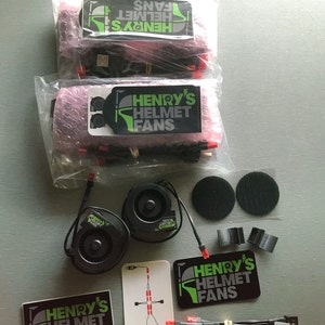 Single Helmet Cooling Fan Kit | Etsy
