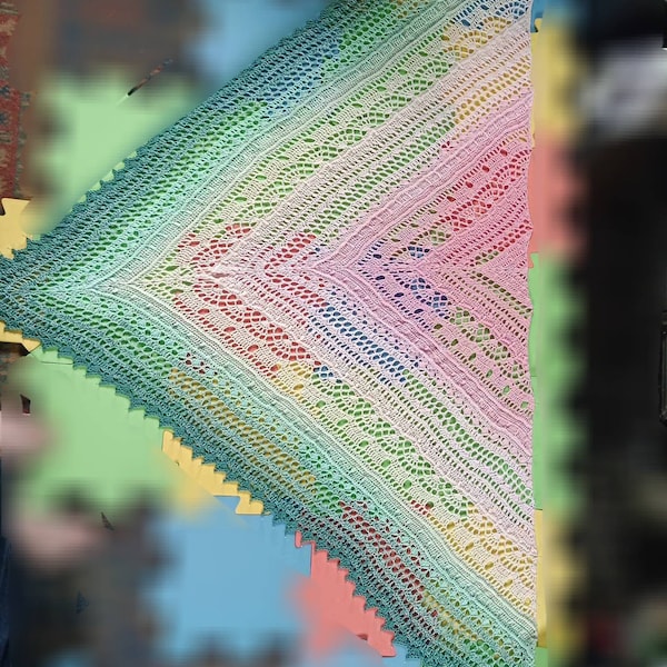 Pink Rose- C/A029 - Gradient Cake Yarn, Ombre Yarn Cake, Colour Change ...