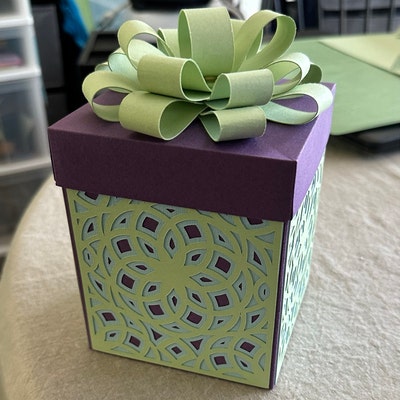 Tower Explosion Box SVG Explosion Box Gift Box Tower Gift Box Tiered ...