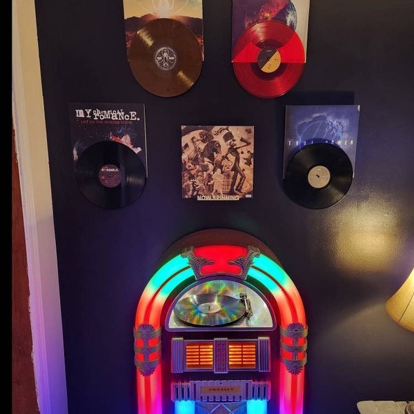 Suporte de parede para álbum de discos de vinil - Etsy Portugal