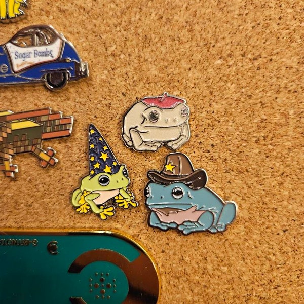 Sheriff Frog Enamel Lapel Pin | Cowboy Frog - Etsy