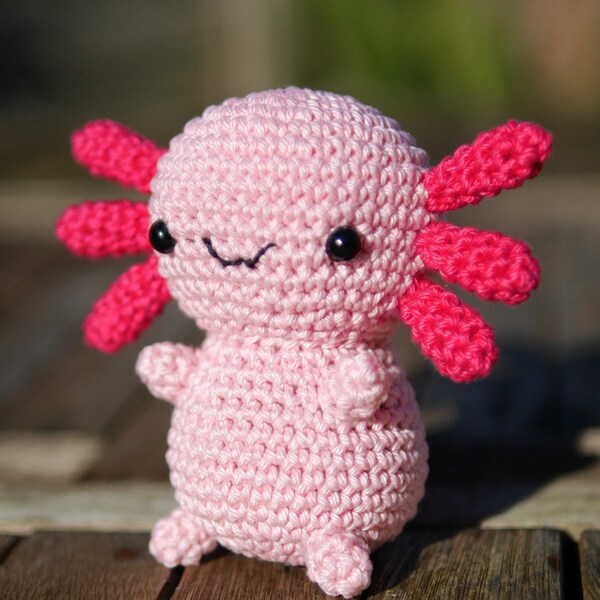 Axel the Axolotl PDF Crochet Pattern Cute Amigurumi Toy Animal ...