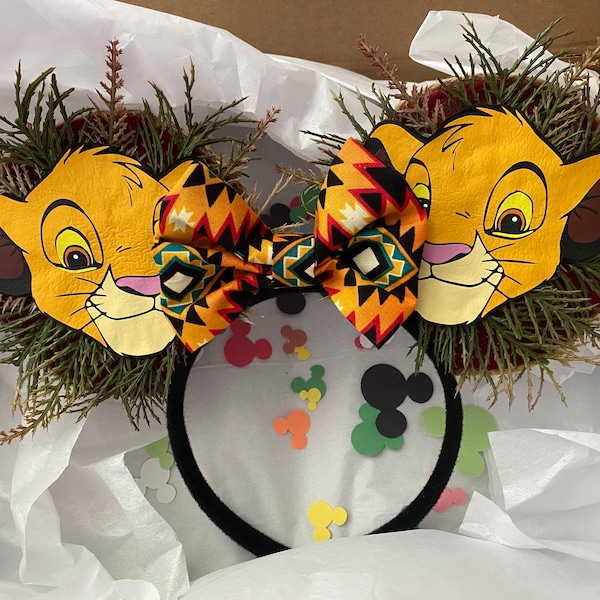 King Simba Ears, Lion King Inspired Disney Ears, Simba Inspired Ears ...
