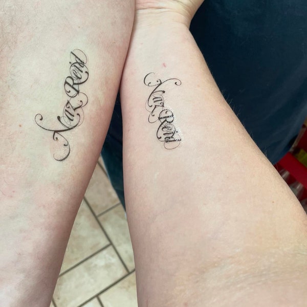 Customized Temporary Tattoos Fake Tattoos Custom Name Tattoo ...