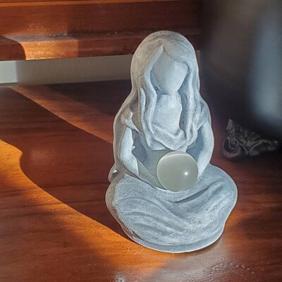 Triple Moon Goddess Figurine Moon Goddess Statue Hecate Statue Maiden ...