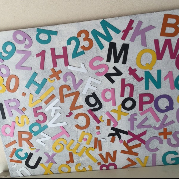 Capital Magnetic Letters, BLACK Alphabet for Learning to Read. Perfect ...