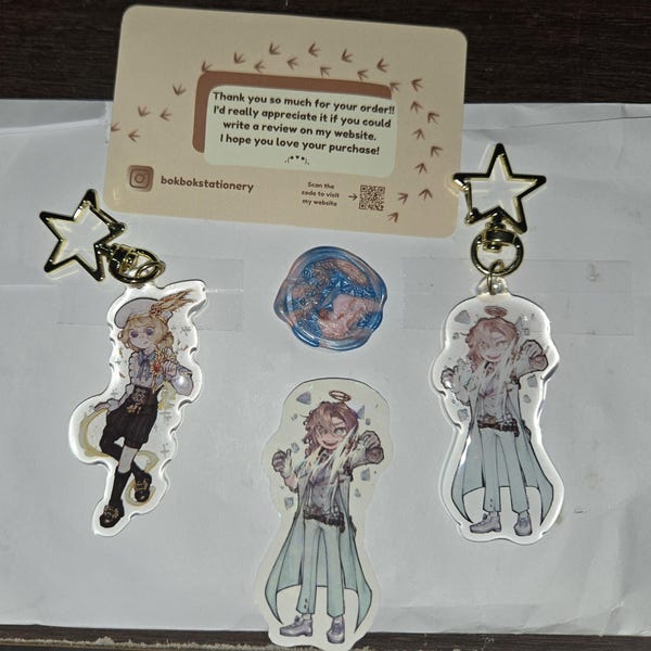 Identity V Keychains | 2.5 Inches Acrylic Epoxy Holo | Norton | Luca ...