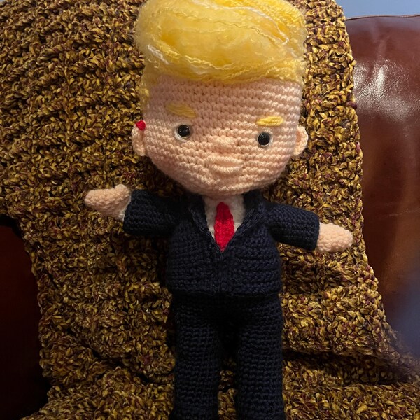 CROCHET PATTERN: Amigurumi-trump Doll - Etsy
